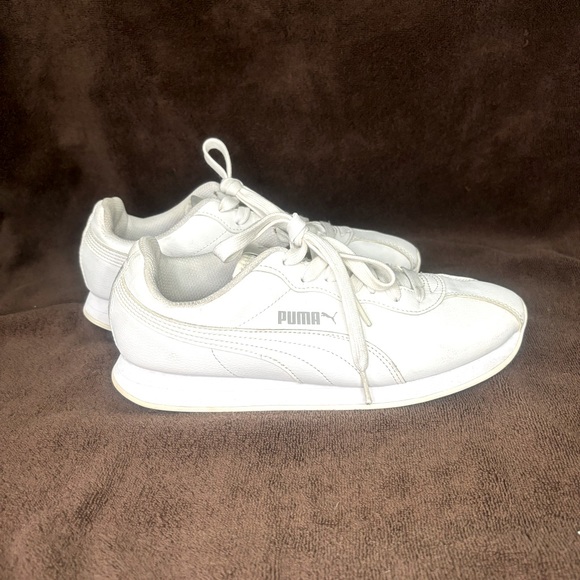Puma | Shoes | Puma Turin Soft Foam White Casual Sneaker Size 85 | Poshmark